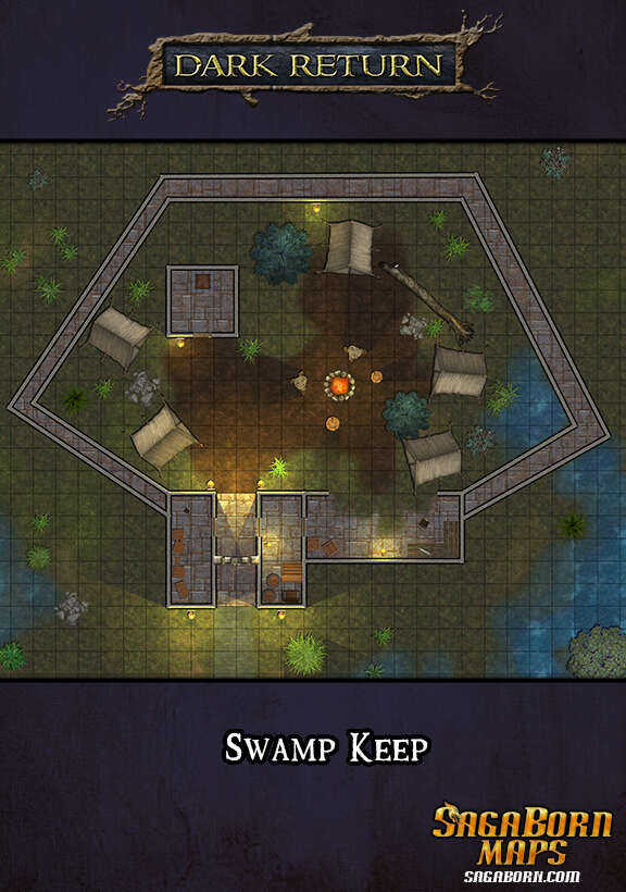 Map - Swamp Keep - Lone Wanderer Entertainment | SagaBorn Maps ...