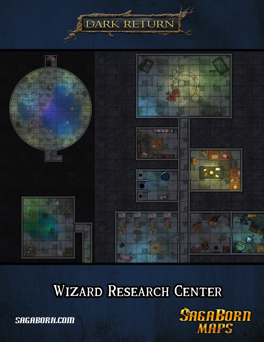 Map - Wizard Research Center - Lone Wanderer Entertainment | SagaBorn ...