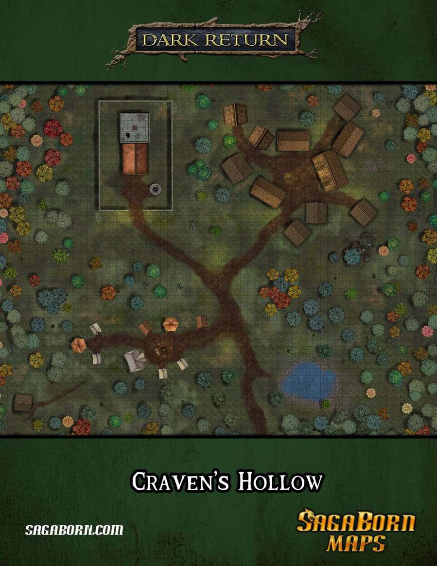 Map - Craven's Hollow: A small village map. - Lone Wanderer ...
