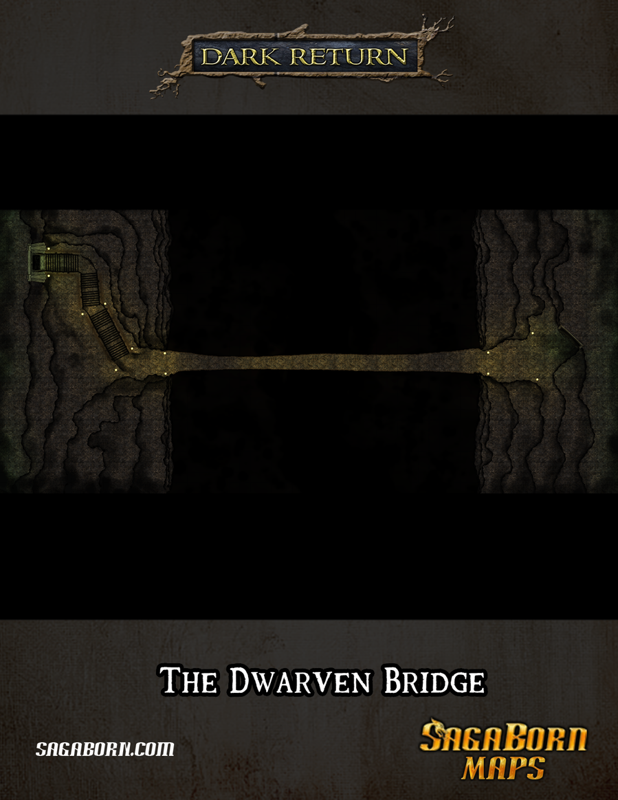Map - Dwarven Bridge 27x59 - Lone Wanderer Entertainment | SagaBorn ...