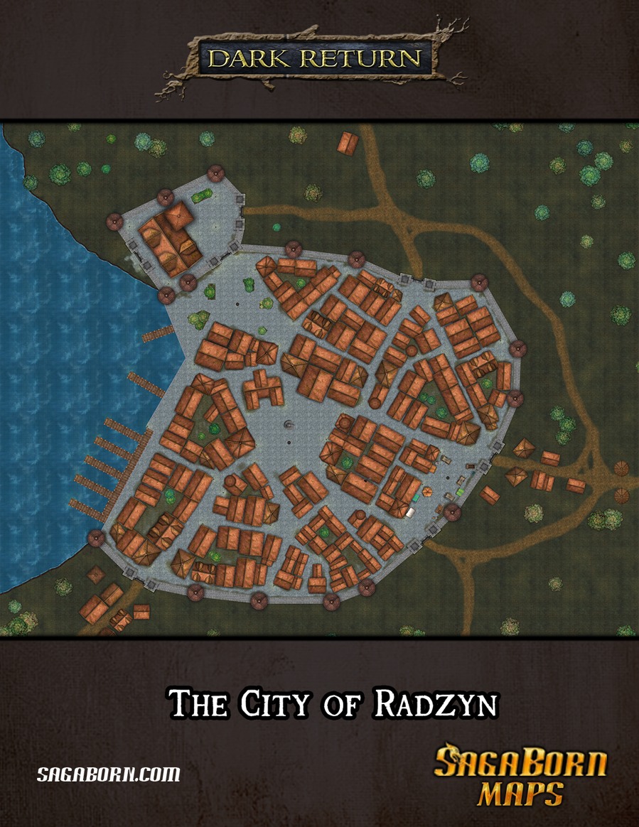 Map - City of Radzyn - Lone Wanderer Entertainment | SagaBorn Maps ...