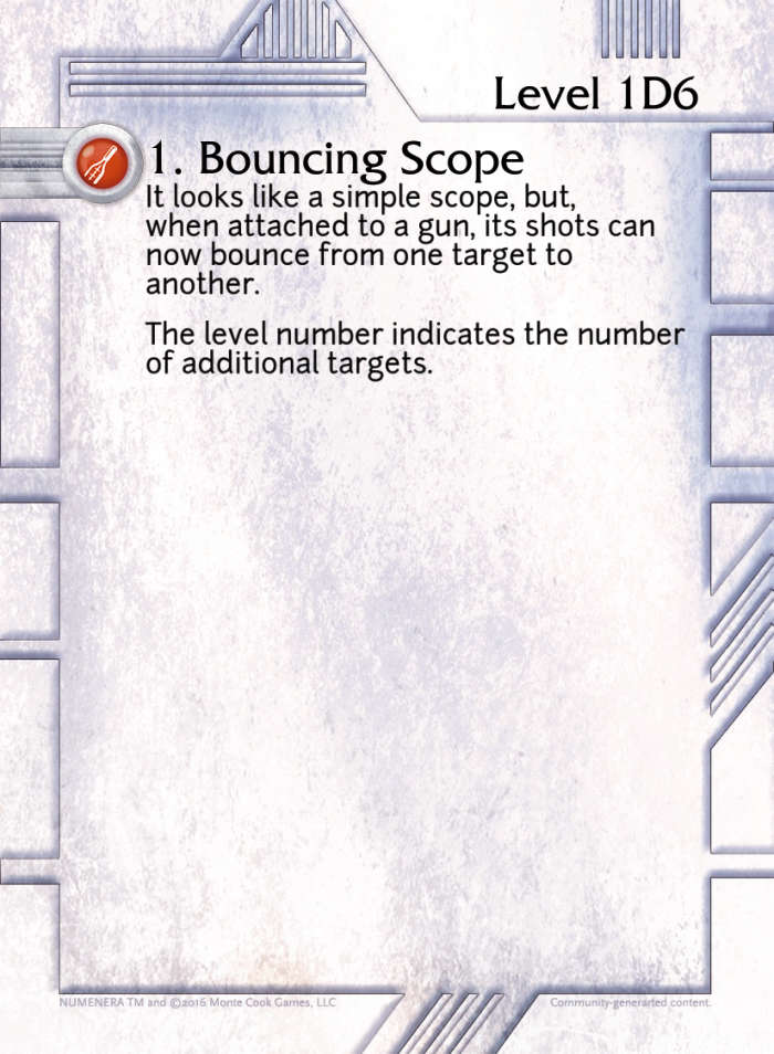 1. Bouncing Scope - Custom Card - Monte Cook Games | Numenera Community ...