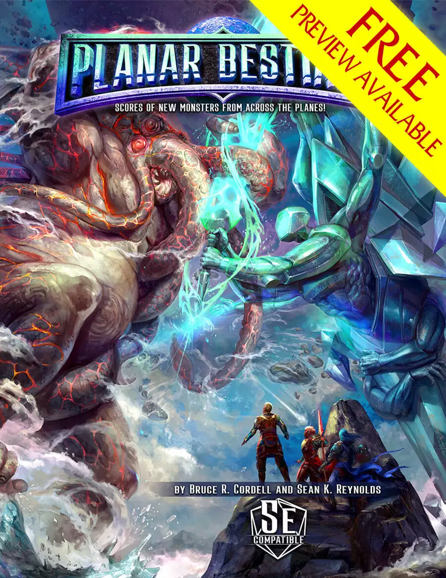 Planar Bestiary 5E FREE PREVIEW - Monte Cook Games | Free Products | 5e ...