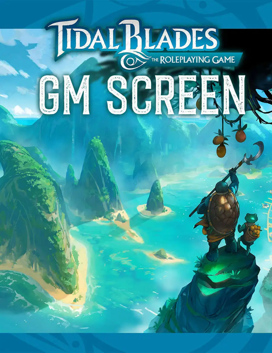 Tidal Blades GM Screen - Monte Cook Games | Cypher System | DriveThruRPG