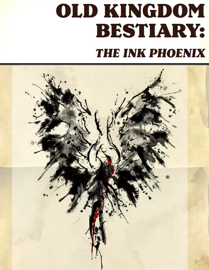 Old Kingdom Bestiary: The Ink Phoenix - Nothing Ventured Games | 5e OGL ...