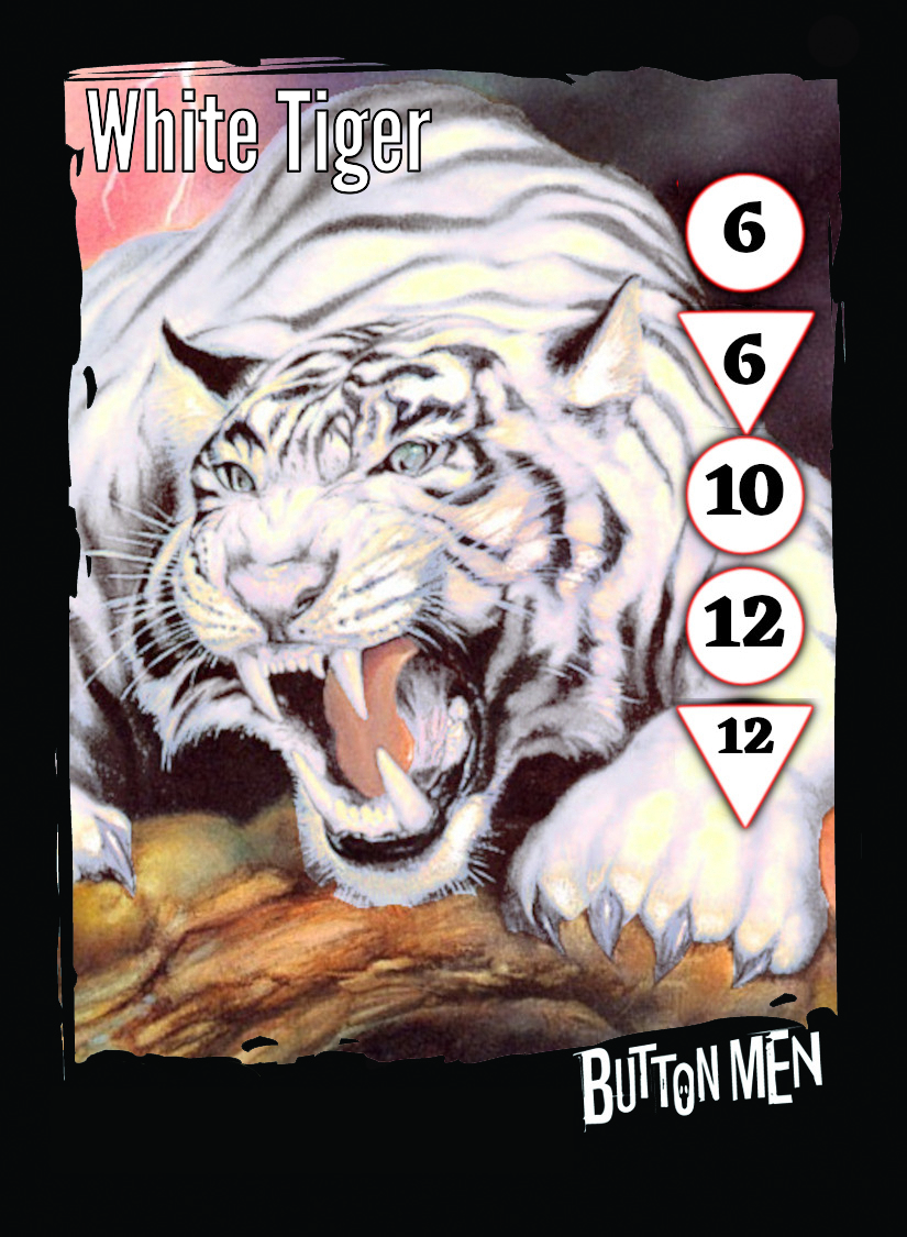 White Tiger - Custom Card - Greater Than Games, LLC | DriveThruRPG