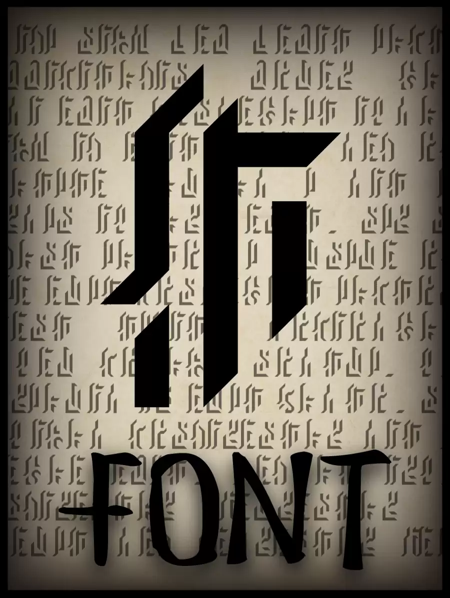Pagan Black Letter Runes Font - Voidspiral Entertainment | Assets ...