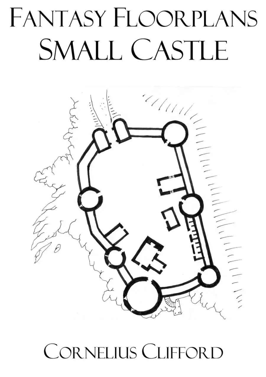 Small Medieval Castle - Fantasy Floorplans - Dreamworlds | DriveThruRPG