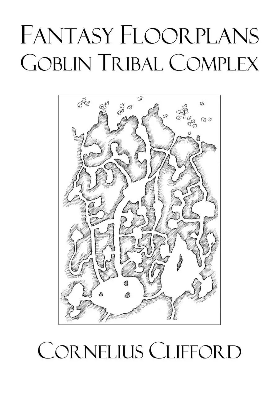 Goblin Tribal Complex - Fantasy Floorplans - Dreamworlds | DriveThruRPG