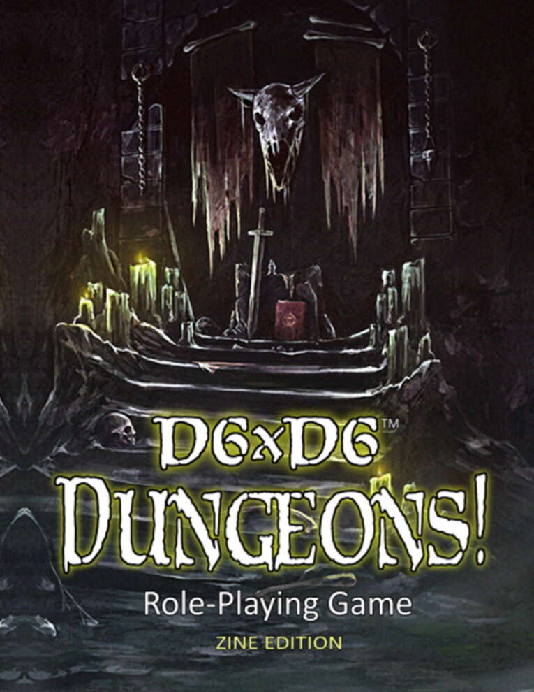 D6xD6 Dungeons RPG - Zine Edition - Lester Smith Games | D6xD6 RPG ...