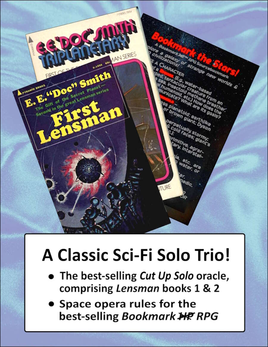 Cut Up Solo "Triplanetary Lensman"/Bookmark the Stars [BUNDLE] - Lester ...