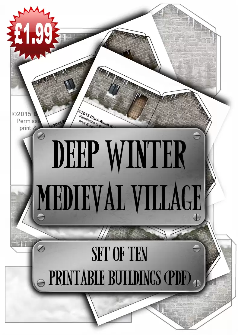 Deep Winter Medieval Village - Black-Ronin | DriveThruRPG