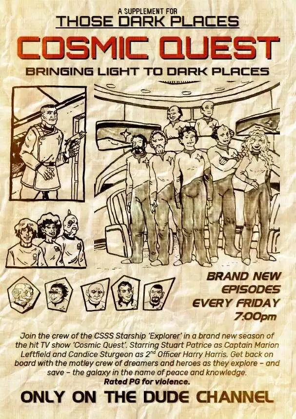 COSMIC QUEST - A supplement for the Those Dark Places RPG - Farsight ...