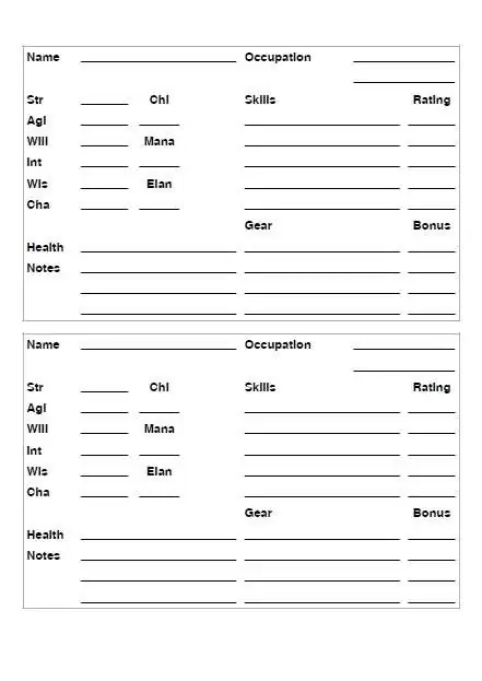 Legacy of Faust Character Sheet - Of Diced Up Men | 6-Sided Productions ...
