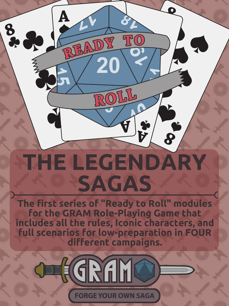 The GRAM Role-Playing Game: Ready to Roll - The Legendary Sagas [BUNDLE ...