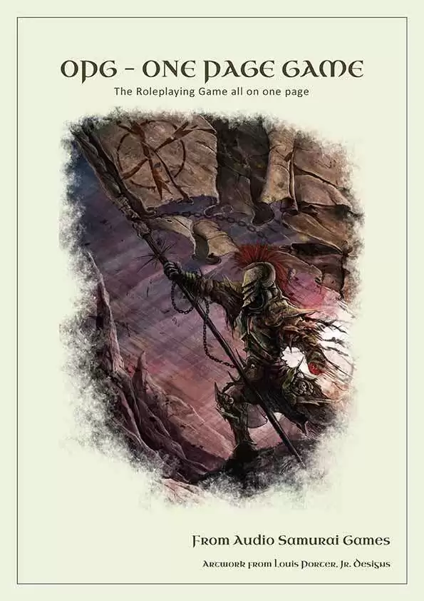OPG - One Page Game - Audio Samurai Games | One Page Game | DriveThruRPG