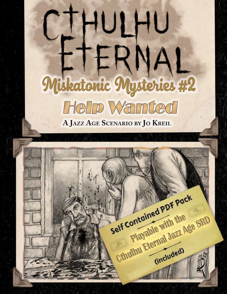 Help Wanted {Cthulhu Eternal Jazz Age} - Cthulhu Reborn | DriveThruRPG