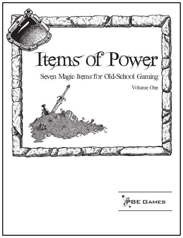 Items of Power - Volume One - PBE Games | Game Bits | DriveThruRPG