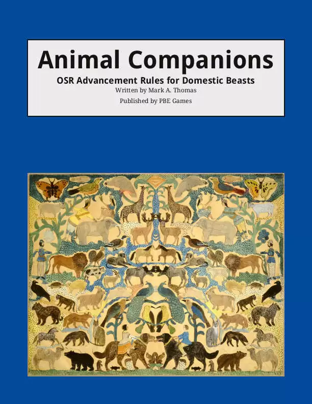 Animal Companions - PBE Games | Game Bits | DriveThruRPG