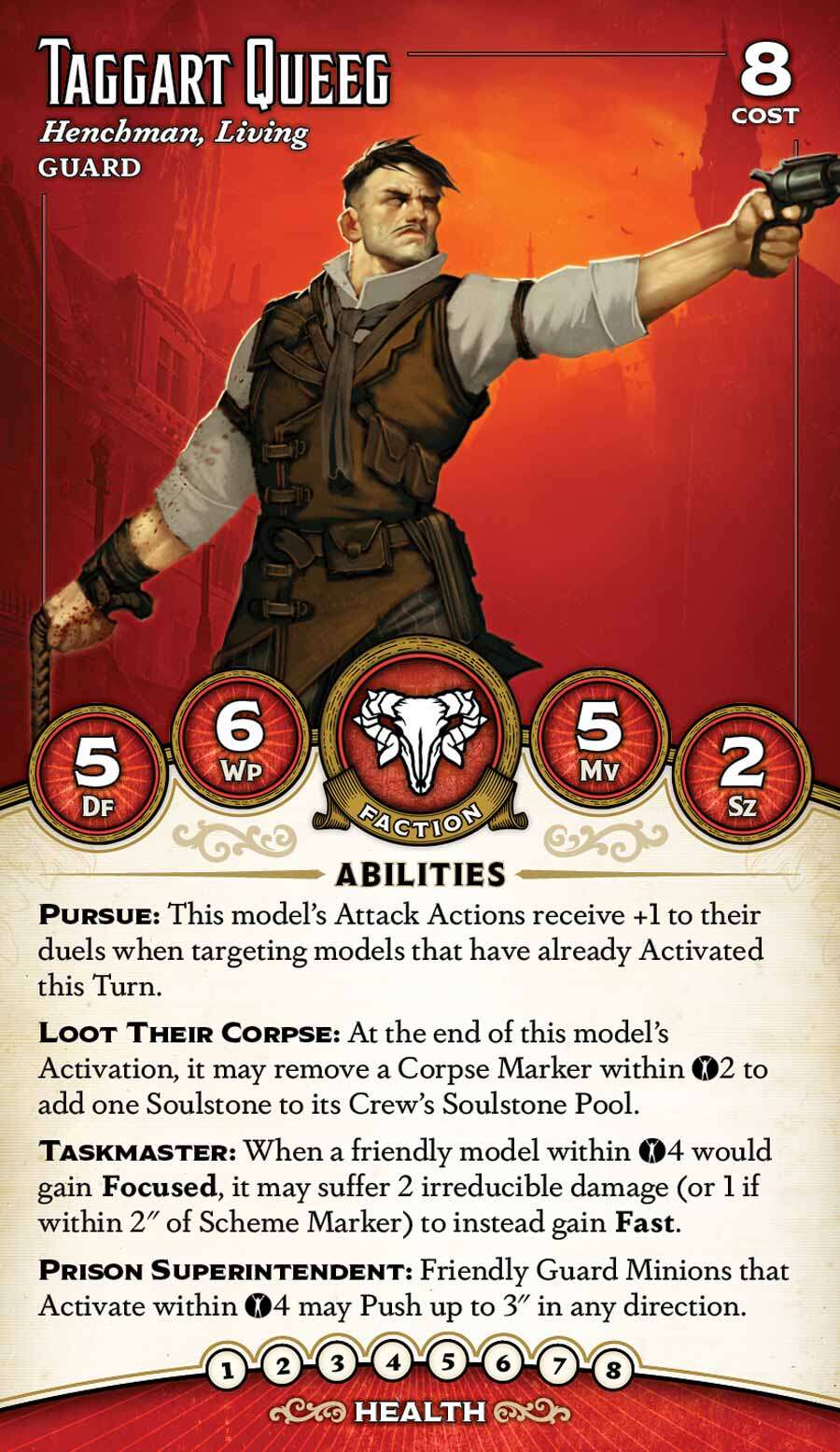 Taggart Queeg B - Wyrd Miniatures | M3E Guild Singles | M3E Guild ...