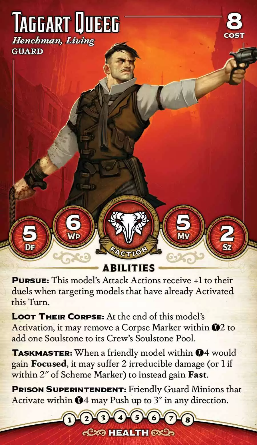 Taggart Queeg B - Wyrd Miniatures | M3E Guild Singles | M3E Guild ...