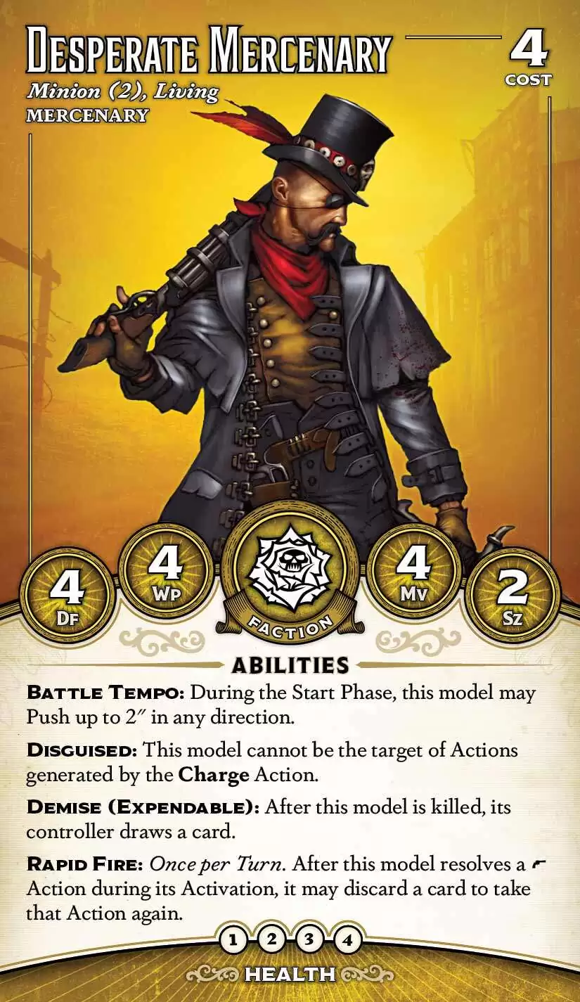 Desperate Mercenary A - Wyrd Miniatures | M3E Outcasts Singles | M3E Outcasts Singles | DriveThruRPG