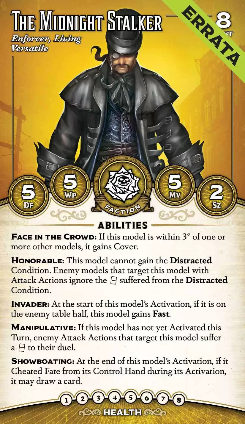 The Midnight Stalker - Wyrd Miniatures | M3E Outcasts Singles | M3E ...