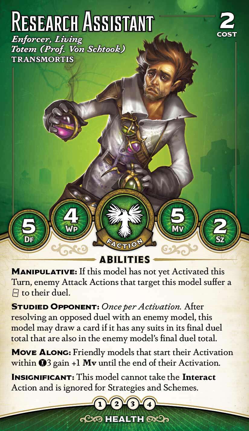 Research Assistant - Wyrd Miniatures | M3E Resurrectionists Singles ...