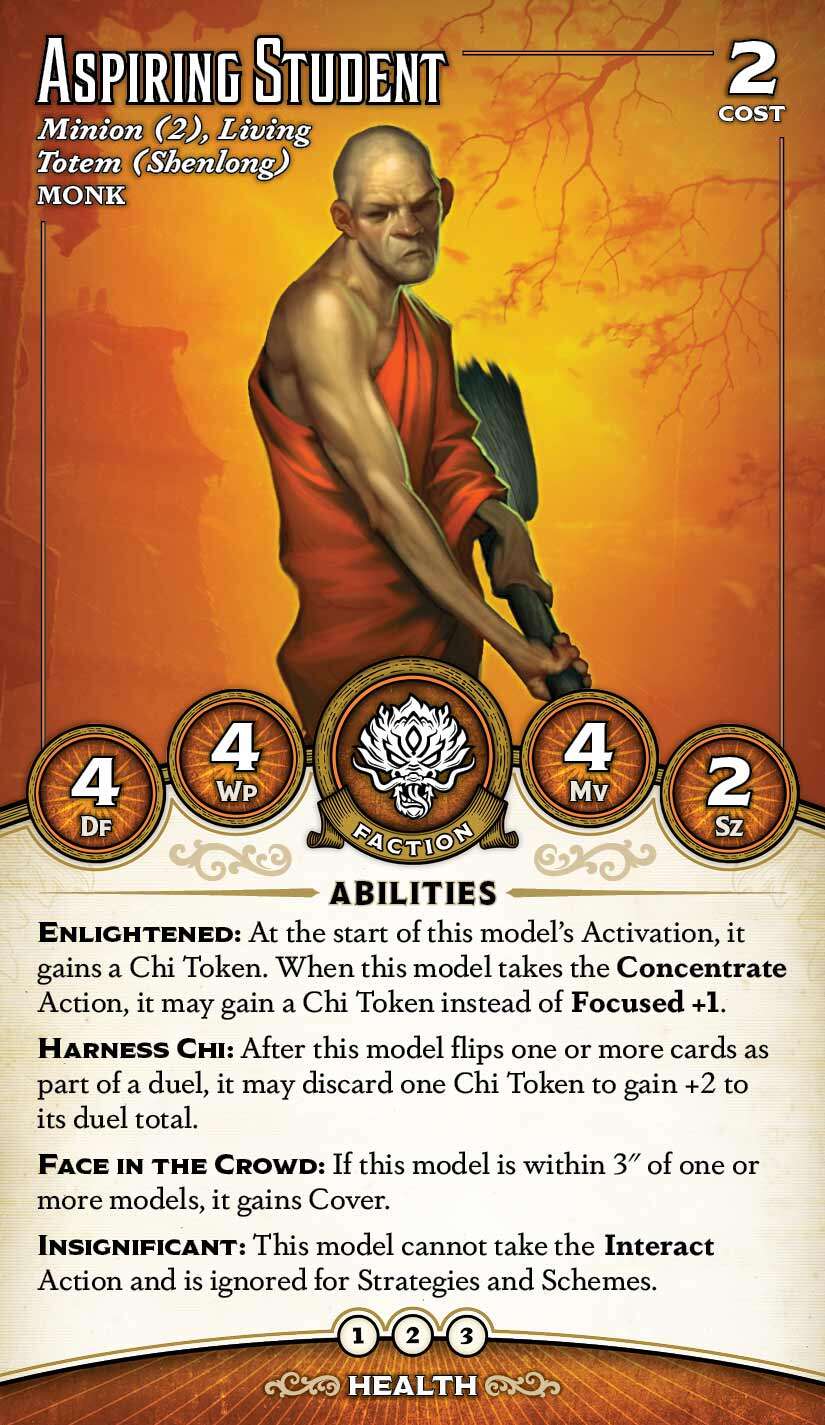 Aspiring Student B - Wyrd Miniatures | M3E Ten Thunders Singles | M3E ...