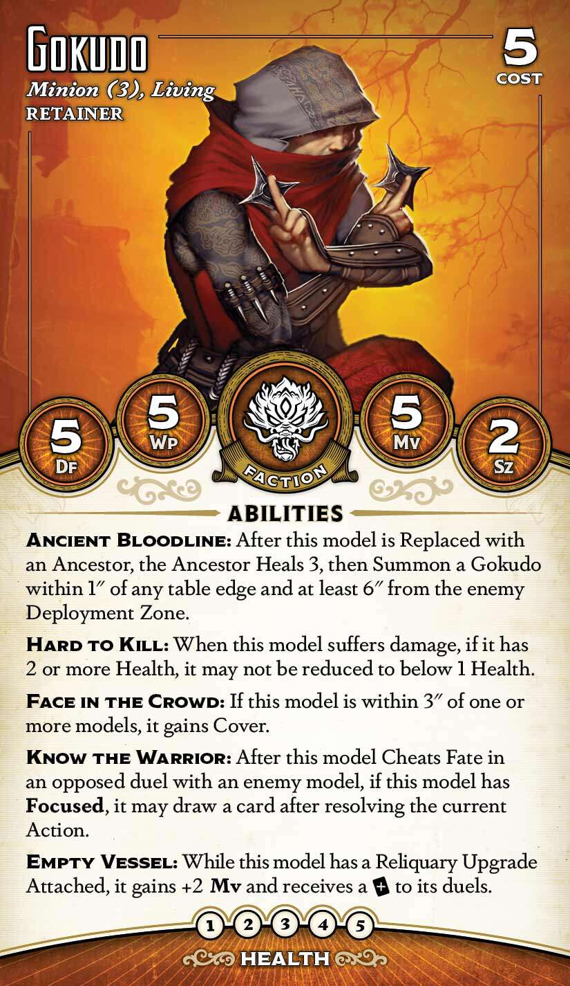 Gokudo A - Wyrd Miniatures | M3E Ten Thunders Singles | M3E Ten ...