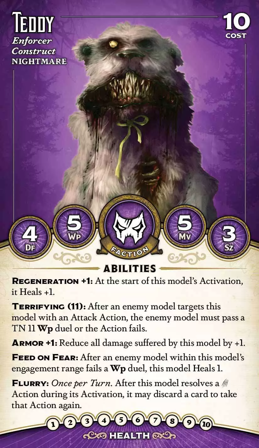 Teddy (Alt) - Wyrd Miniatures | M3E Neverborn Singles | M3E Neverborn ...