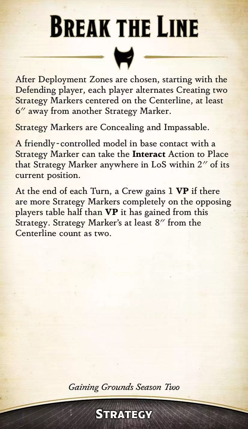 GG2 Break the Line - Wyrd Miniatures | Malifaux 3rd Edition | Malifaux 3rd Edition | DriveThruRPG