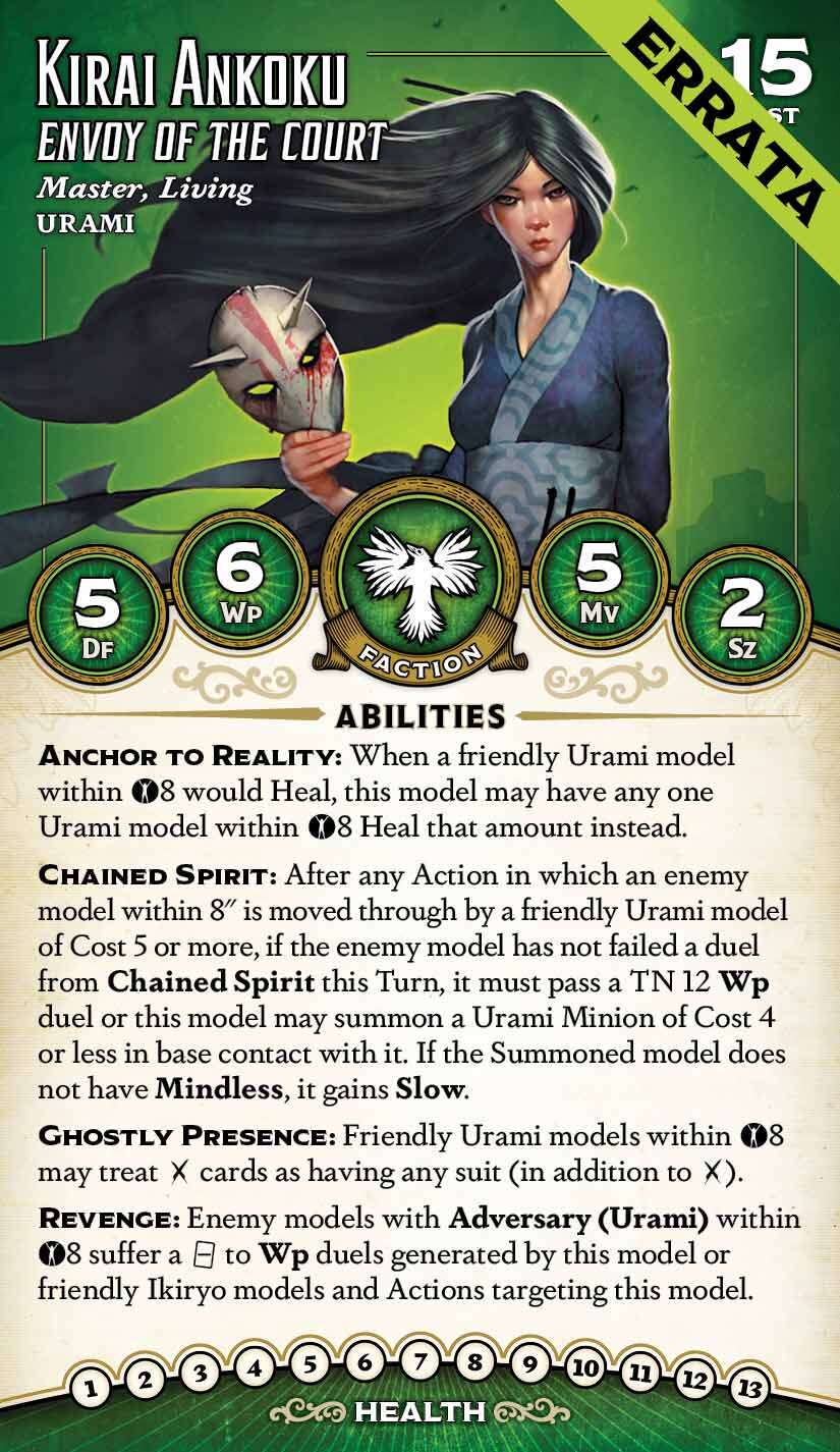 Kirai Ankoku, Envoy of the Court - Wyrd Miniatures | M3E ...