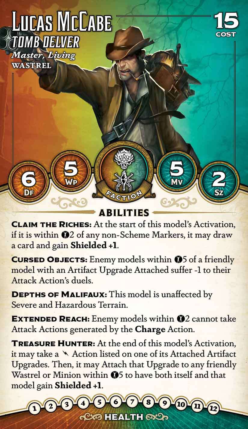 Lucas McCabe, Tomb Delver - Wyrd Miniatures | M3E Ten Thunders Singles ...