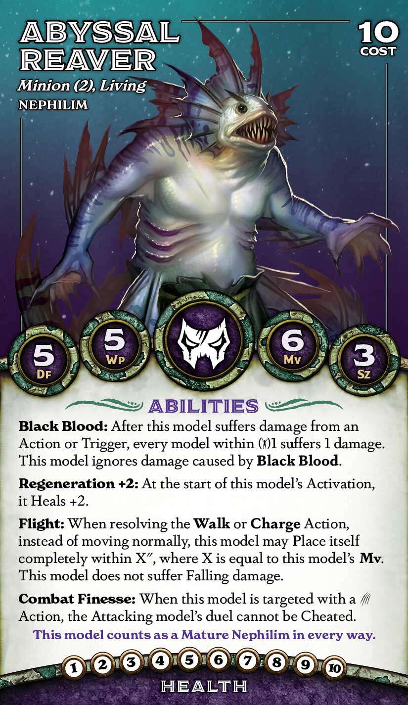 Abyssal Reaver A - Wyrd Miniatures | M3E Neverborn Singles | M3E ...