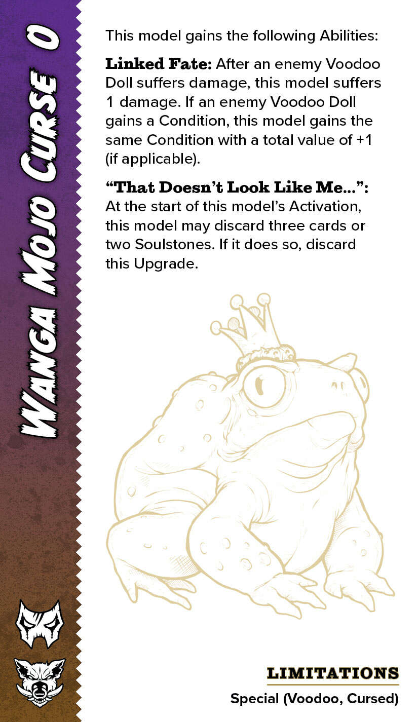 Wanga Mojo Curse (Rotten Harvest) - Wyrd Miniatures | M3E Upgrade ...
