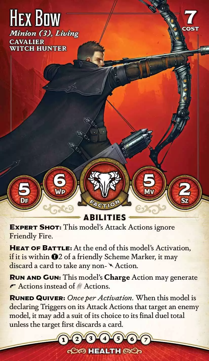 Hex Bow A - Wyrd Miniatures | M3E Guild Singles | M3E Guild Singles | DriveThruRPG