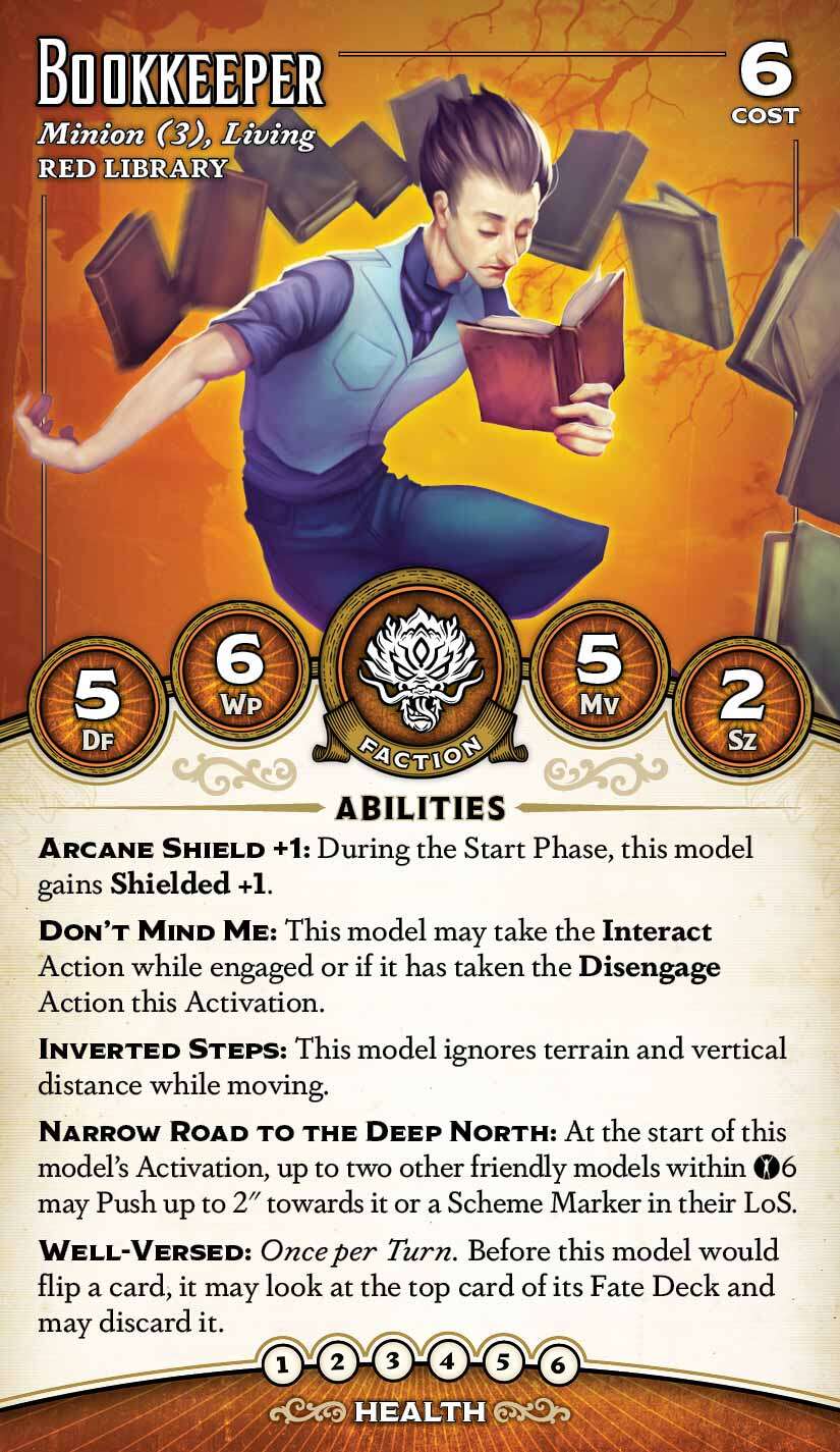 Bookkeeper A - Wyrd Miniatures | M3E Ten Thunders Singles | M3E Ten ...