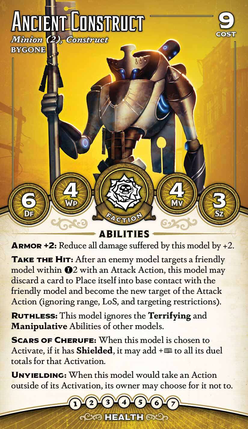 Ancient Construct B - Wyrd Miniatures | M3E Outcasts Singles | M3E ...