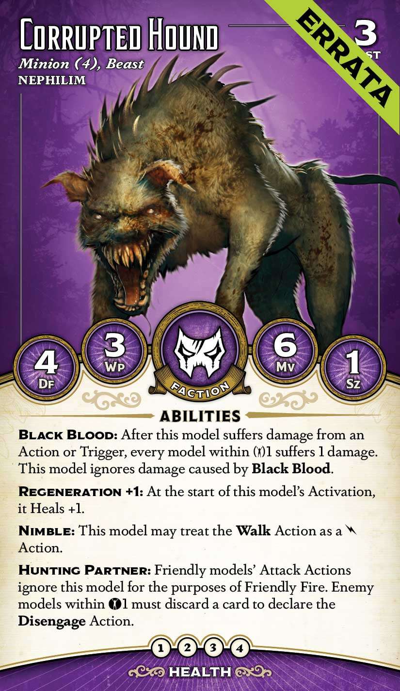 Corrupted Hound A - Wyrd Miniatures | M3E Neverborn Singles | M3E ...
