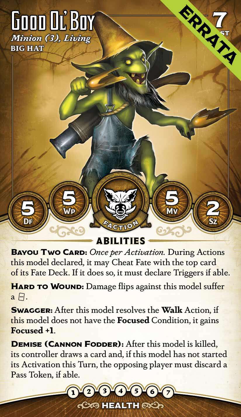 Good Ol' Boy A - Wyrd Miniatures | M3E Bayou Singles | M3E Bayou ...