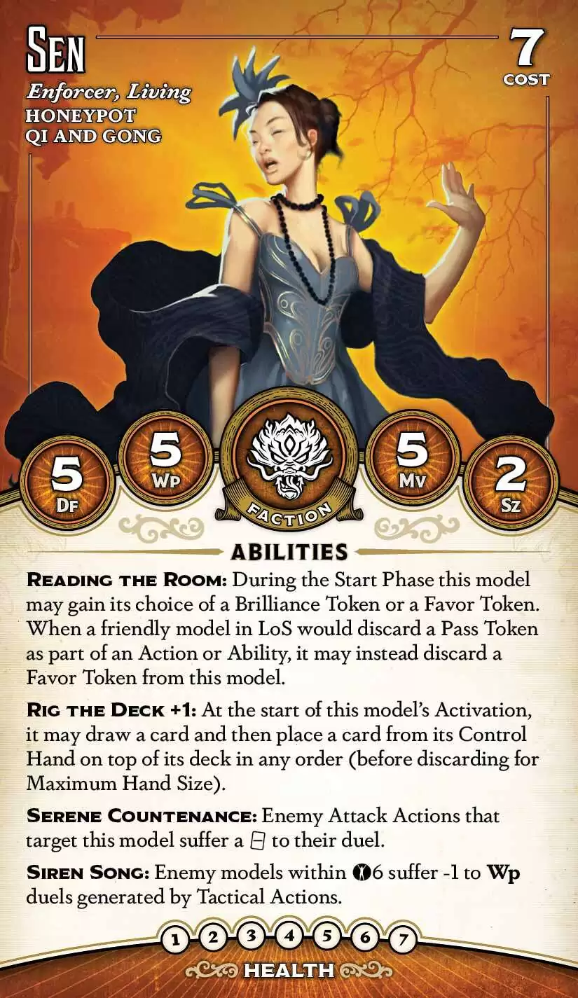 Sen - Wyrd Miniatures | M3E Ten Thunders Singles | Malifaux 3rd Edition ...