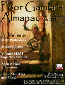 Poor Gamer's Almanac (May 2005) - Alea Publishing Group | Poor Gamer's ...