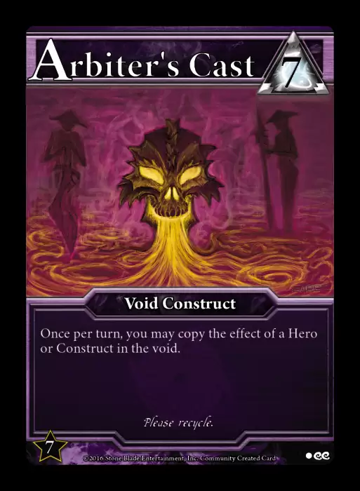 Arbiter's Cast - Custom Card - Stone Blade Entertainment | Ascension ...