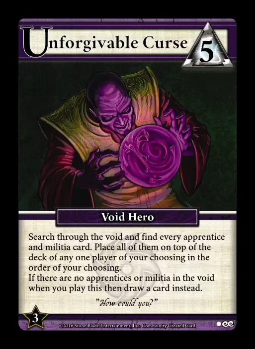 Unforgivable Curse - Custom Card - Stone Blade Entertainment ...