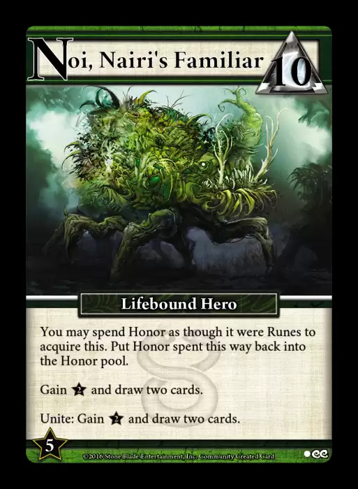 Noi, Nairi's Familiar - Custom Card - Stone Blade Entertainment ...