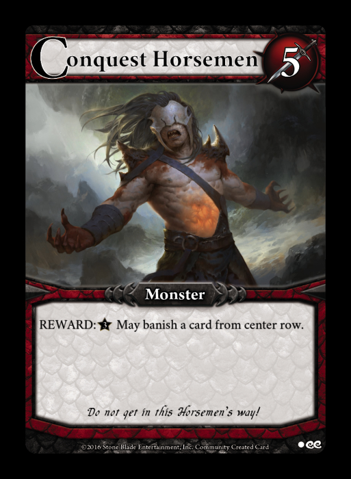 Conquest Horsemen - Custom Card - Stone Blade Entertainment | Ascension ...