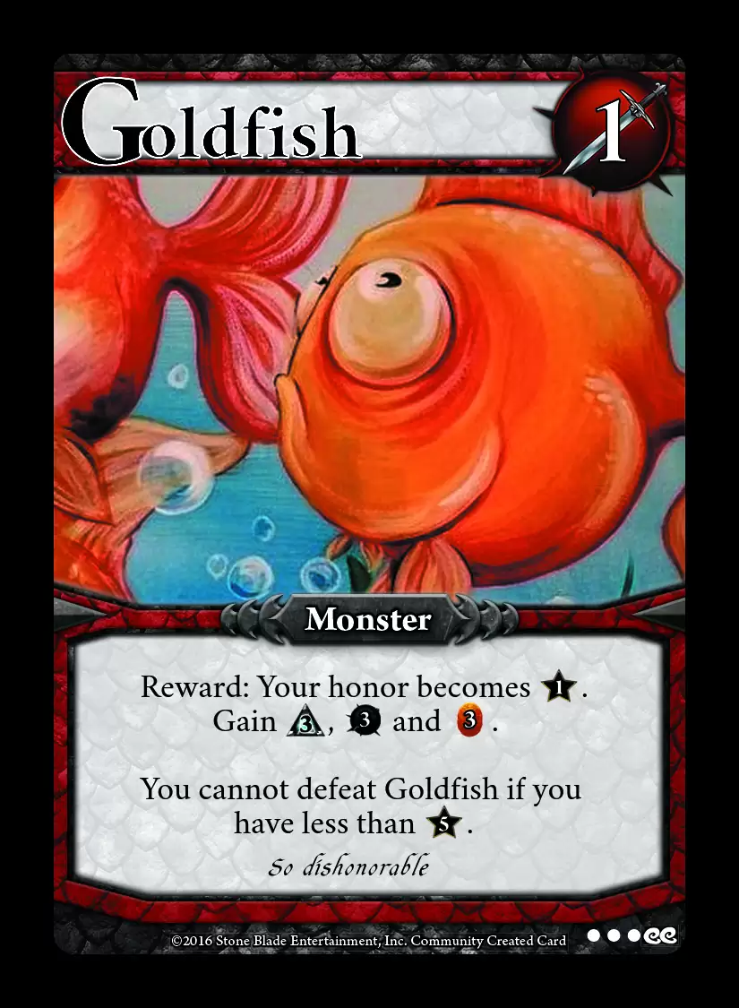 Goldfish - Custom Card - Stone Blade Entertainment | Ascension ...