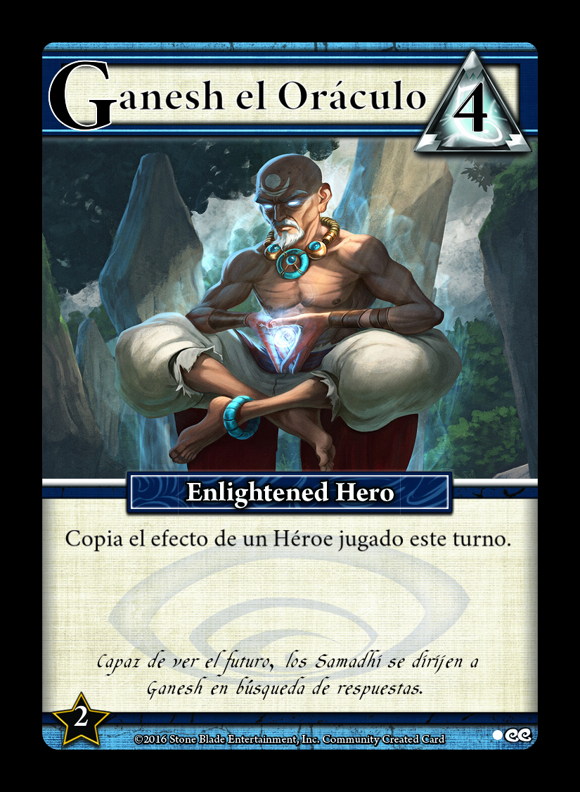Ganesh El Oráculo - Custom Card - Stone Blade Entertainment | Ascension ...
