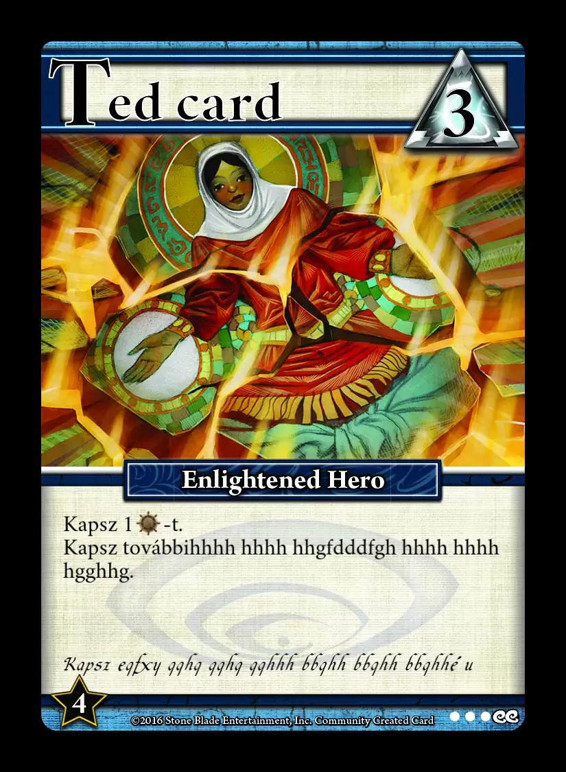 Ted Card - Custom Card - Stone Blade Entertainment | Ascension ...